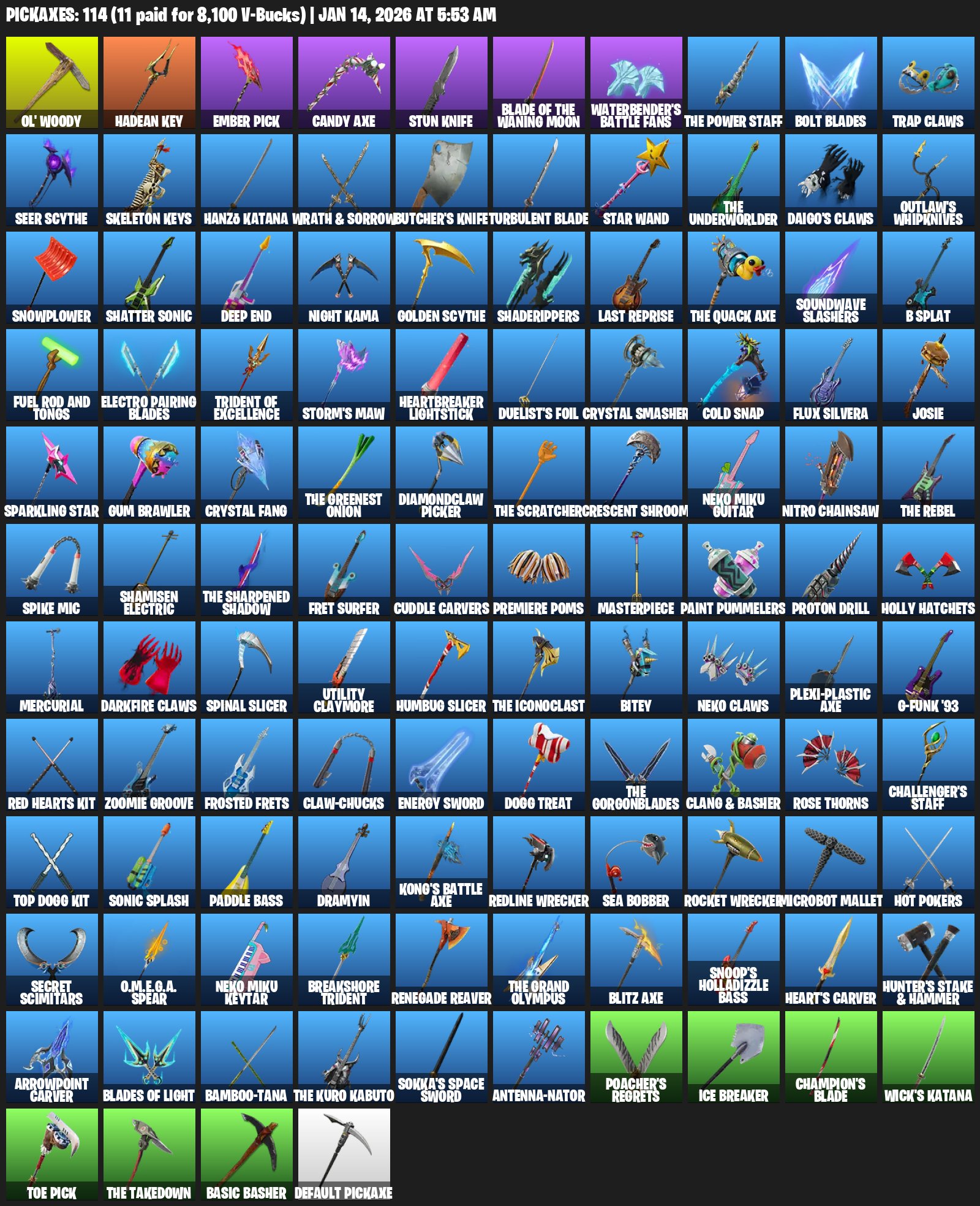 Buy Fortnite account: 🎨 69 skins | 🌟 Fortnite account - Goranked